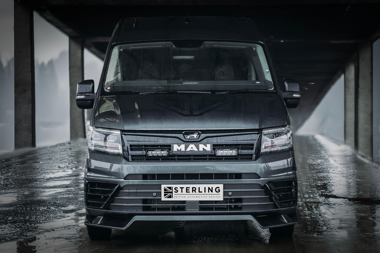 VW Crafter / MAN TGE Front Splitter 2017 onwards – Sterling Automotive ...