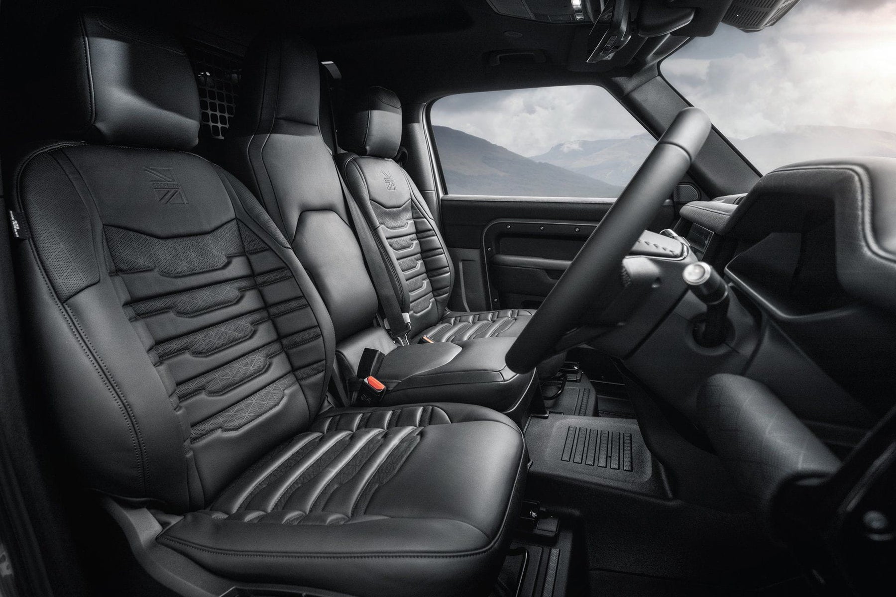 Land Rover New Defender Interior Leather Conversion: Blade Design ...