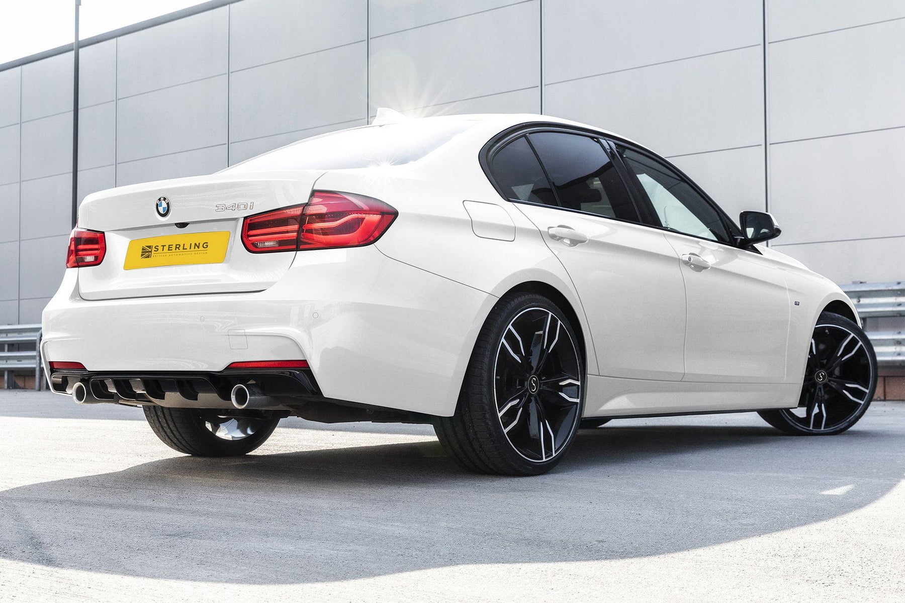 BMW 3 Series M Performance Style Rear Diffuser (F30/F31) - Single Tail ...
