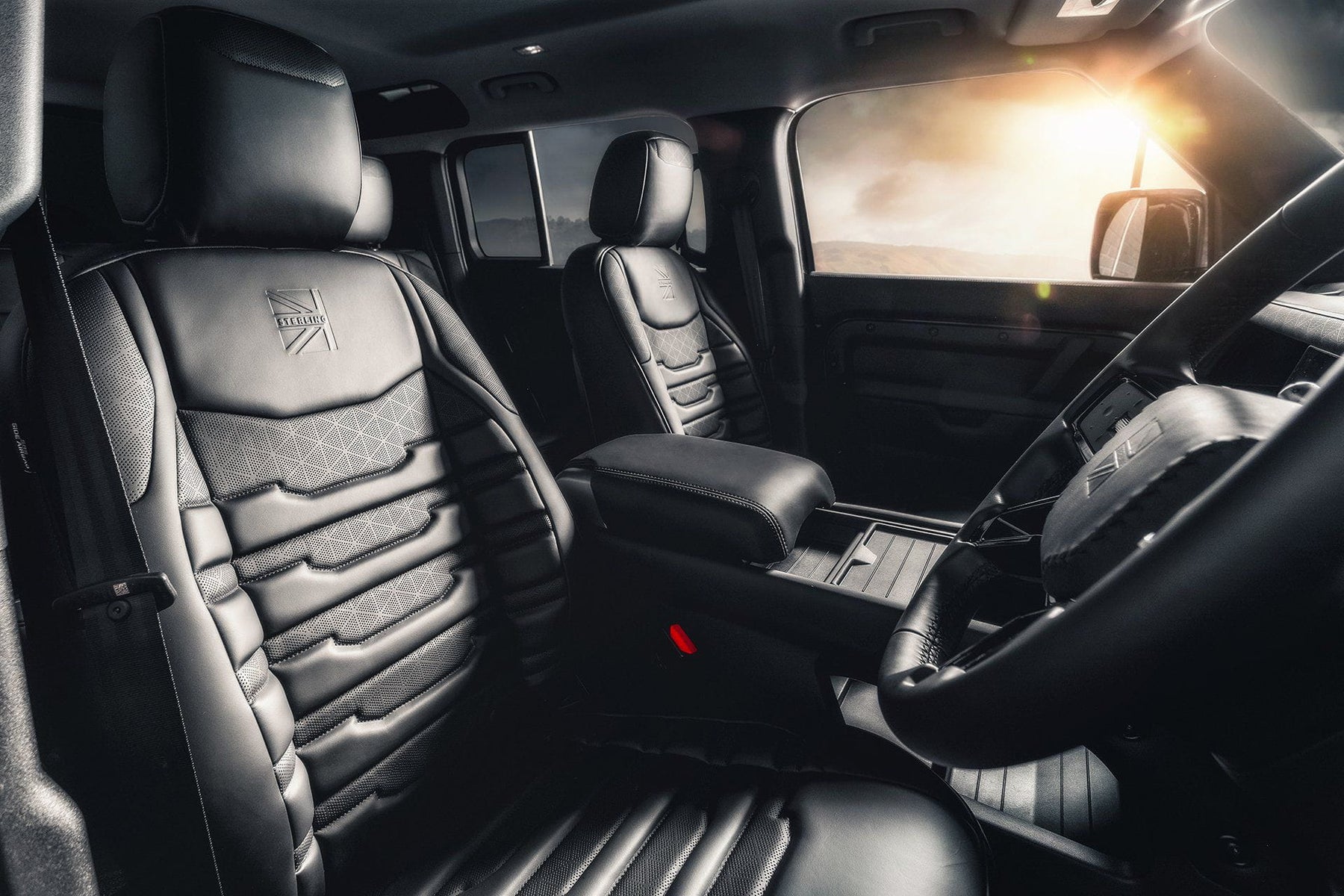 Land Rover New Defender Interior Leather Conversion: Blade Design ...