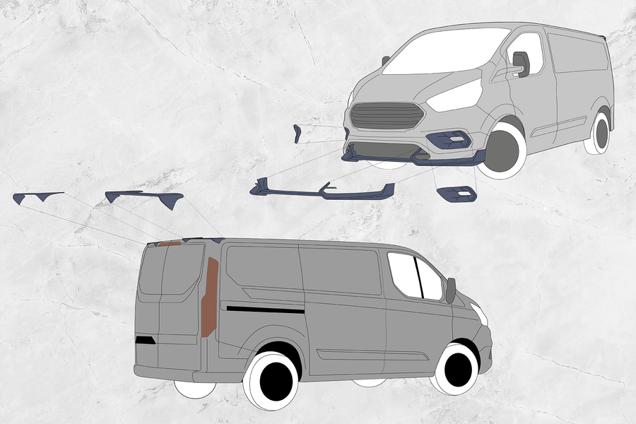 STERLING Transit Custom - Exterior Conversion – Sterling Automotive Design