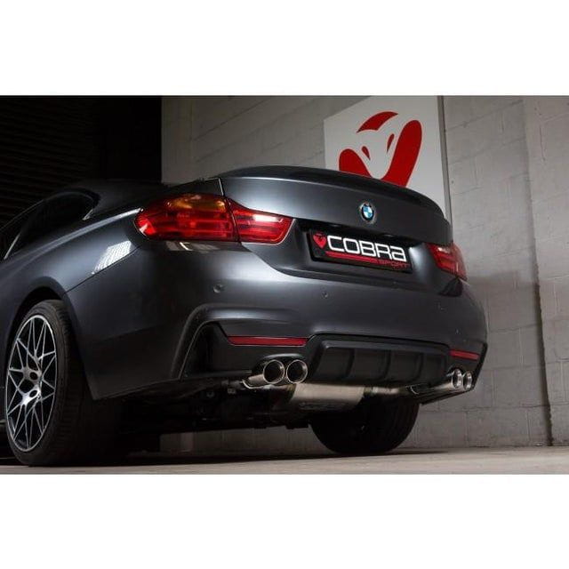 BMW 435D (F32/F33/F36) Quad Exit M4 Style Performance Exhaust Conversi ...
