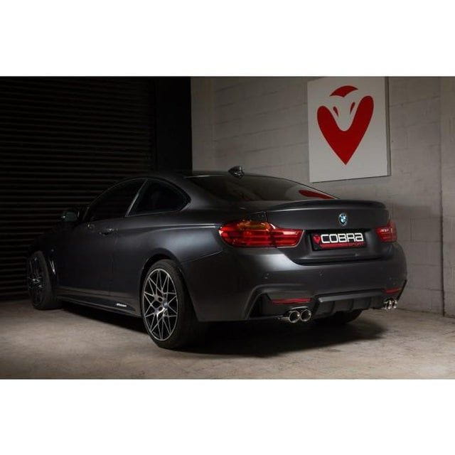 BMW 430D (F32/F33/F36) Quad Exit M4 Style Performance Exhaust ...