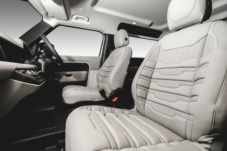 New Land Rover Defender rear seat conversion – Sterling Automotive Design