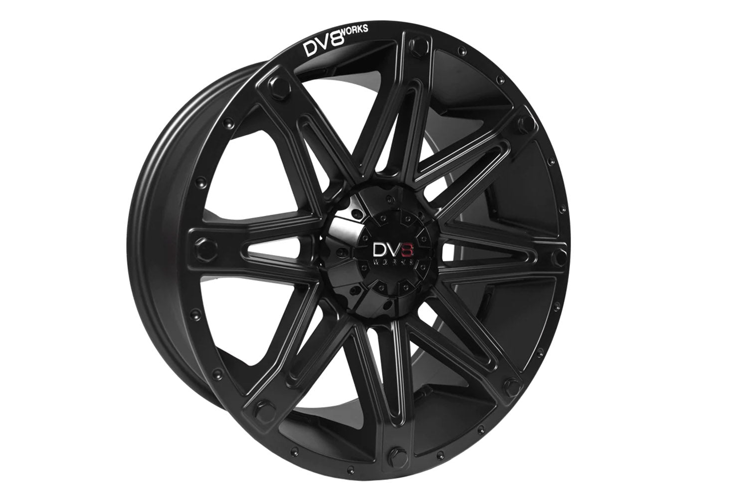 DV8 Works 9 x 20" Armoured Alloy Wheel Black - Ford Ranger – Sterling ...